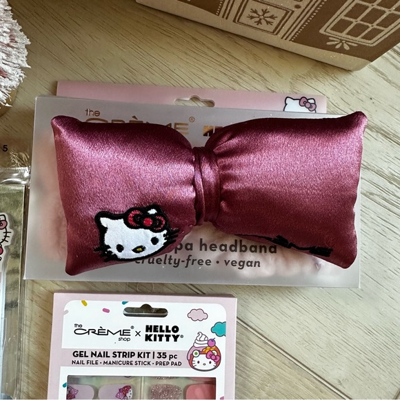 Hello Kitty | Makeup | Hello Kitty Creme Plush Spa Headband Pink Nail ...